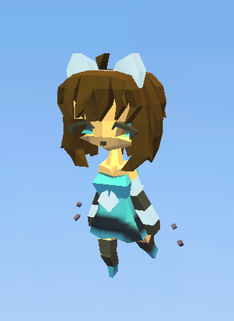 blue girl XD - KoGaMa - Play, Create And Share Multiplayer Games